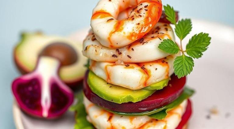 Mary Berry Avocado Beetroot And Prawn Stack Recipe [Tips & Tricks ...